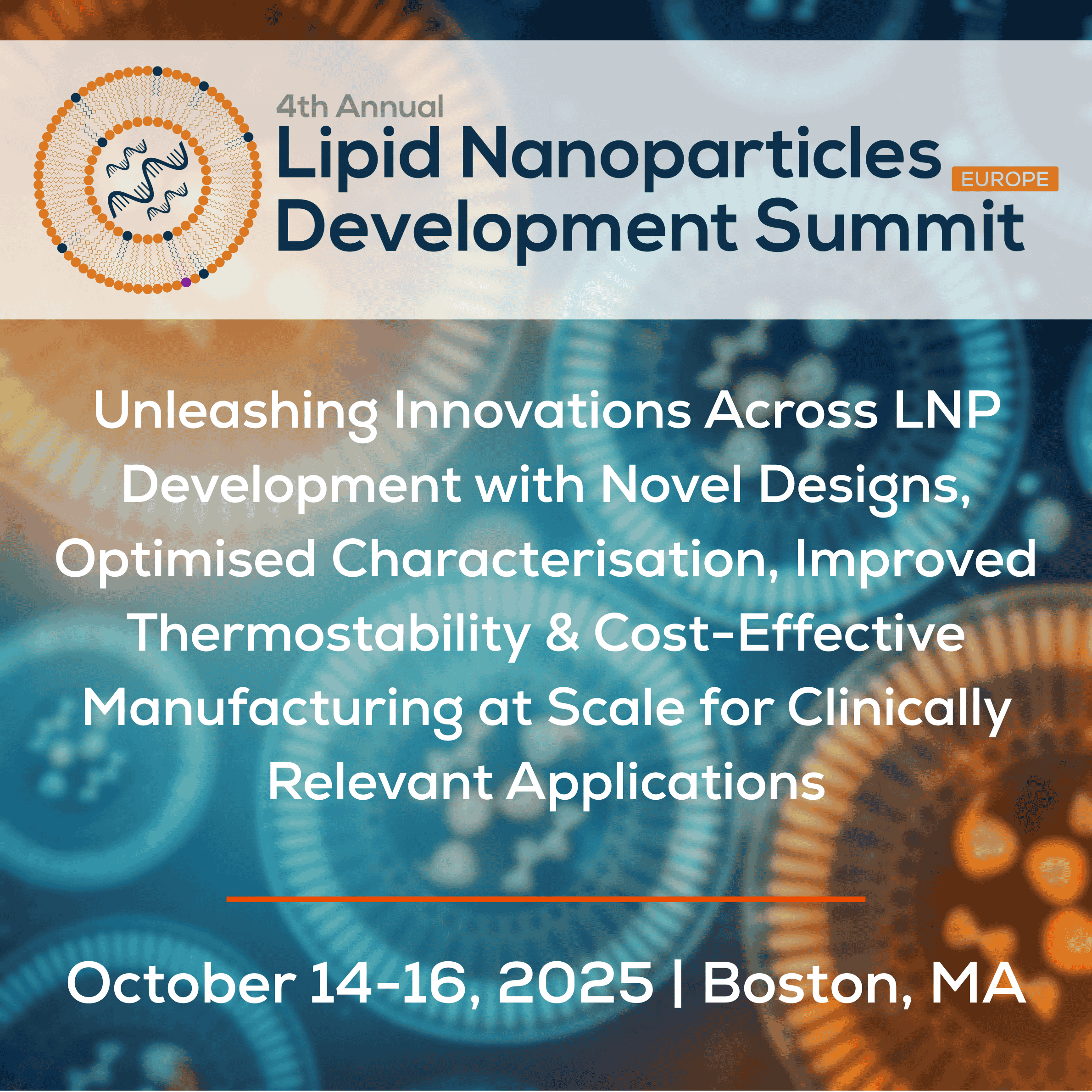 4th Lipid Nanoparticle Development Europe Summit | Home